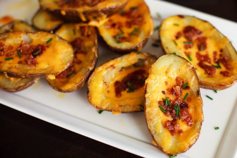 Instant Pot Loaded Potato Skins Recipe – FOOD is Four Letter Word
