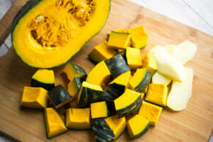 Kabocha and Chicken Dumpling Soup Recipe – FOOD is Four Letter Word