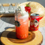 One Piece Strawberry Yogurt Fizzy Drink Recipe for Luffy – FOOD is Four ...