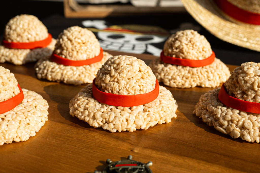 One Piece Straw Hat Rice Krispies Treats Recipe – FOOD is Four Letter Word